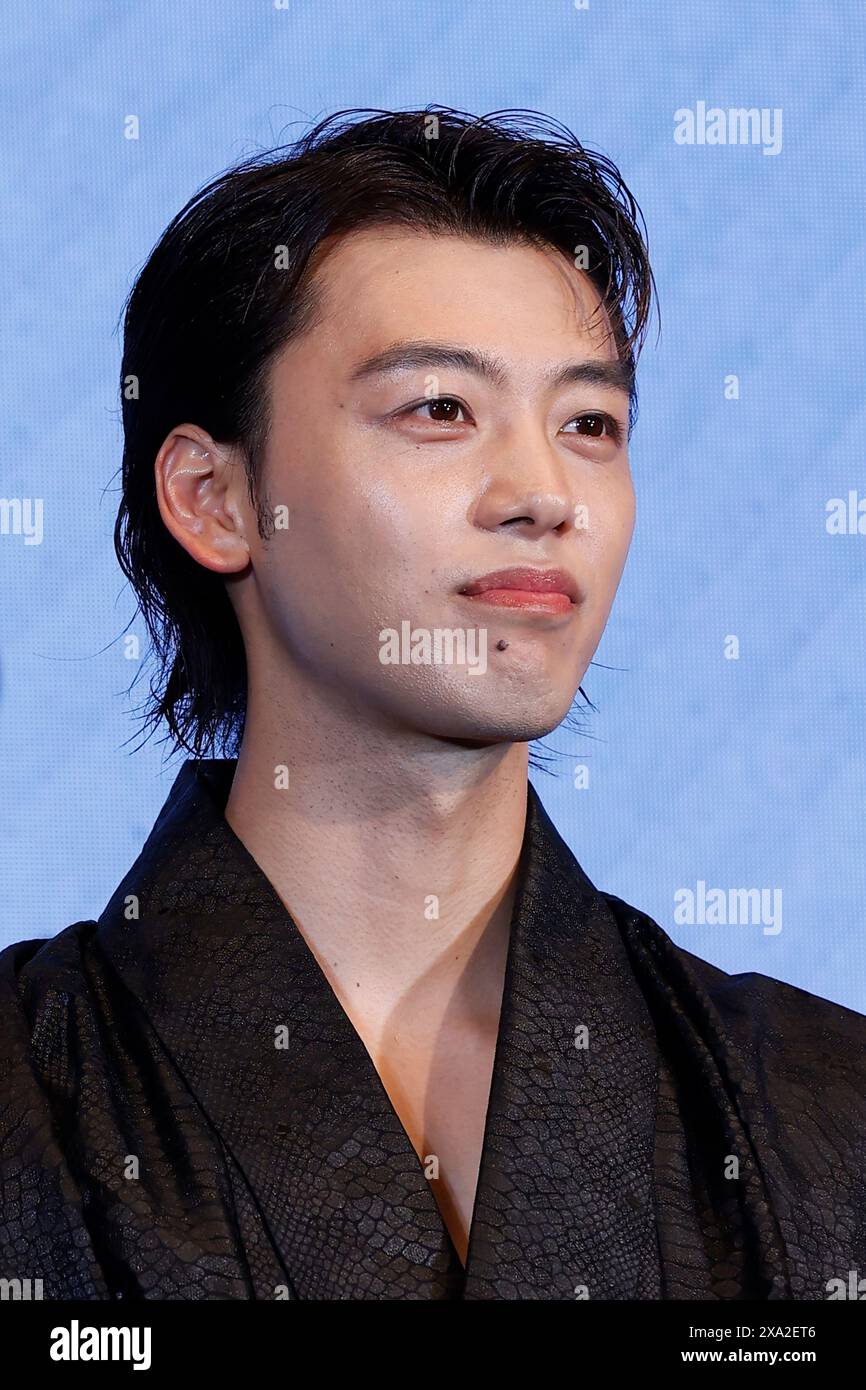 June 4, 2024, Tokyo, Japan: Japanese actor Ryoma TAKEUCHI attends a press conference for the ...