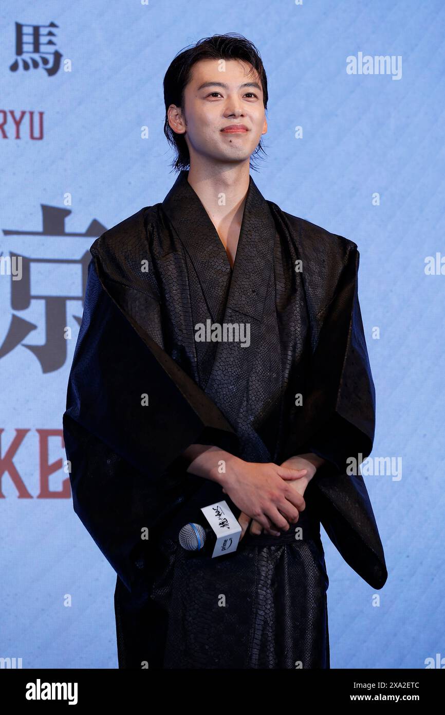 June 4, 2024, Tokyo, Japan: Japanese actor Ryoma TAKEUCHI attends a press conference for the ...