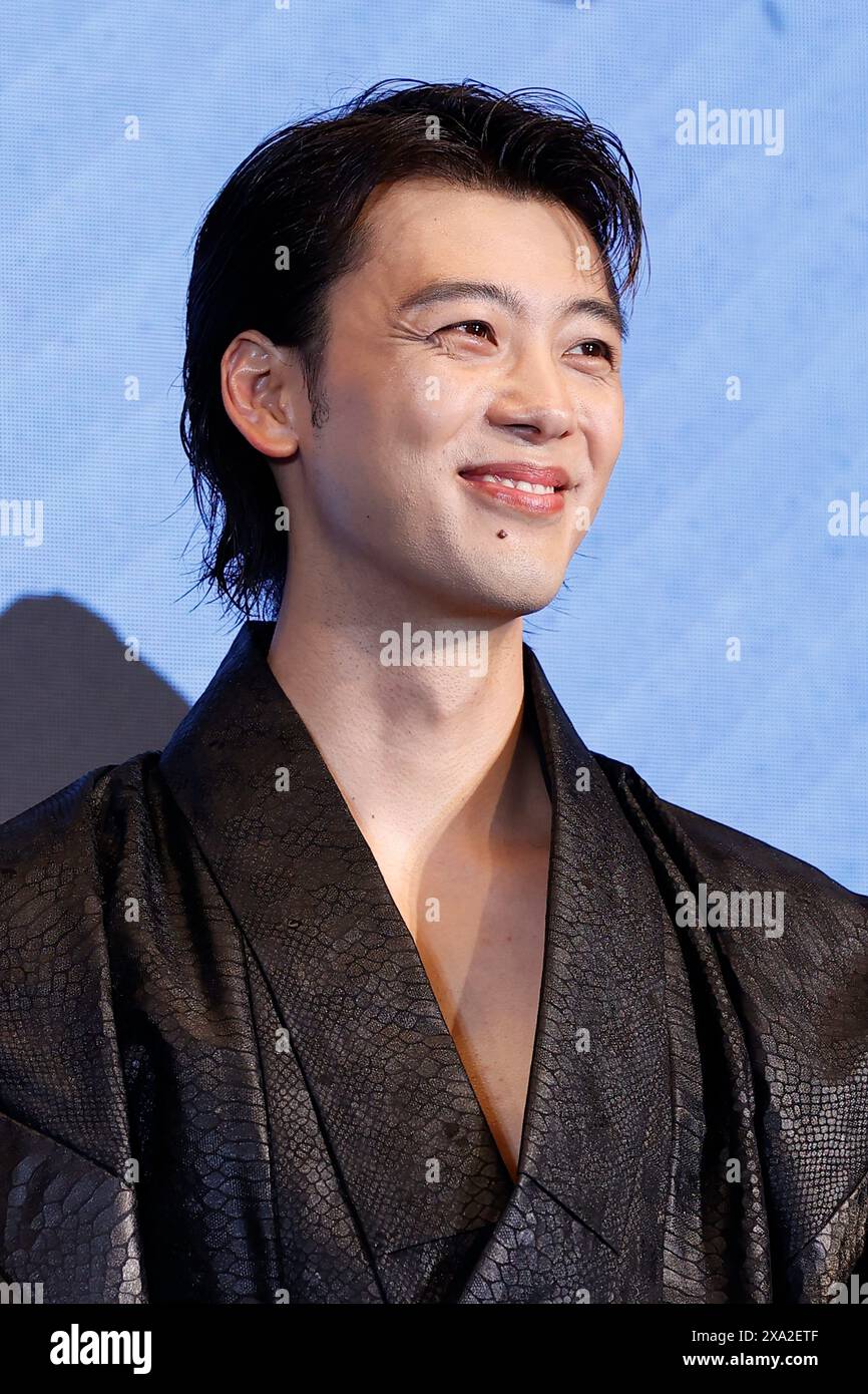 June 4, 2024, Tokyo, Japan: Japanese actor Ryoma TAKEUCHI attends a press conference for the ...