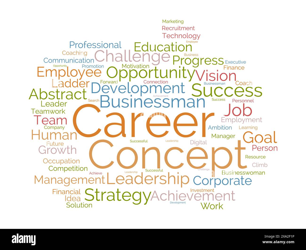 Career concept word cloud hi-res stock photography and images - Alamy