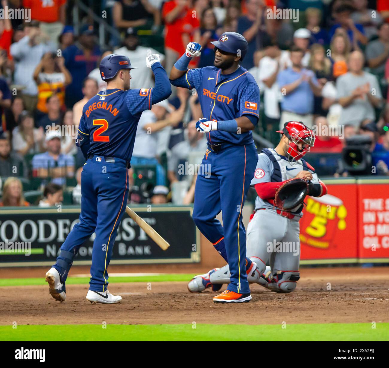Houston, Texas, USA. 3rd June, 2024. Astros players ALEX BREGMAN (2 ...