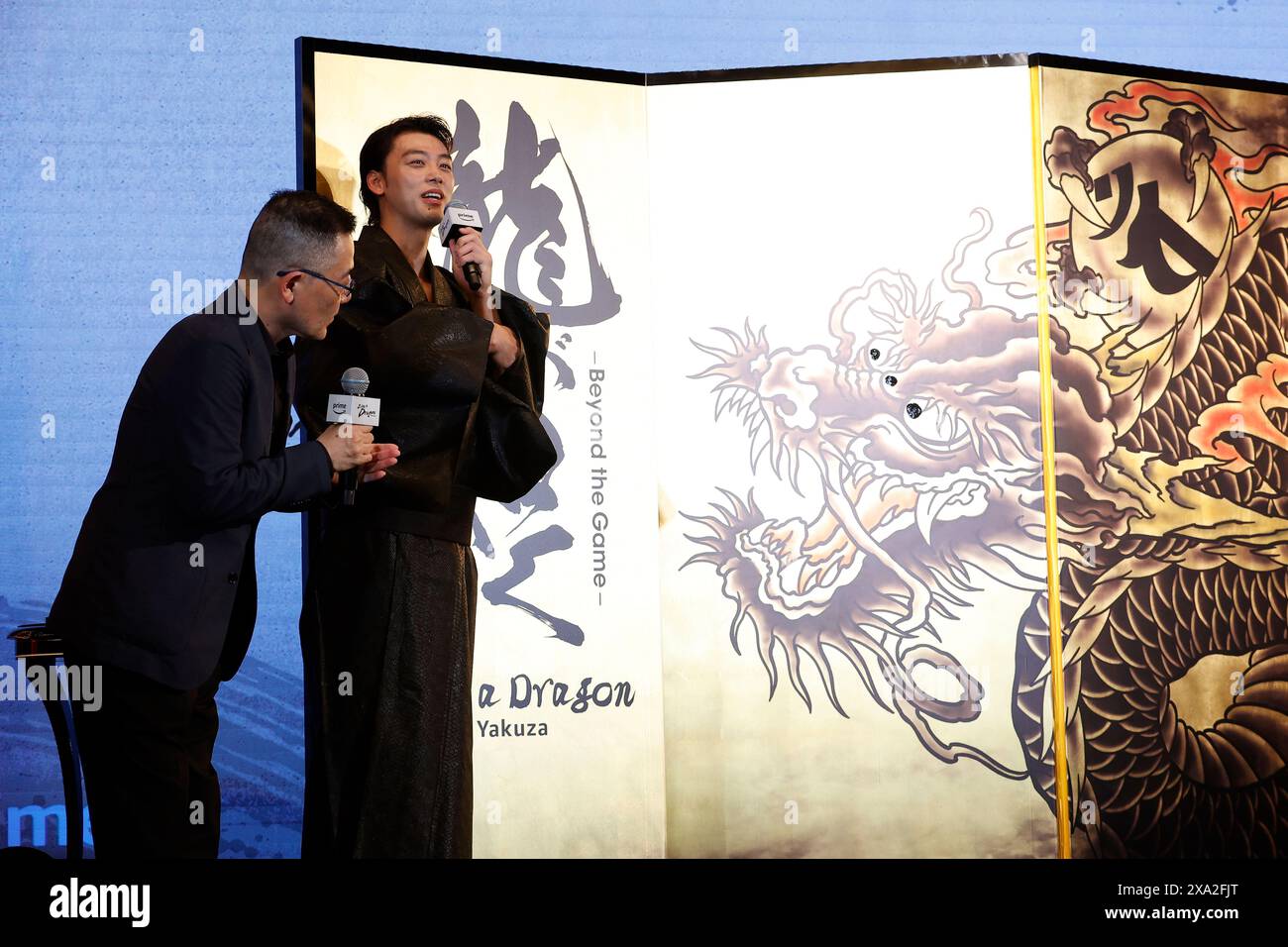 June 4, 2024, Tokyo, Japan: (L to R) Japanese Director Masaharu TAKE ...