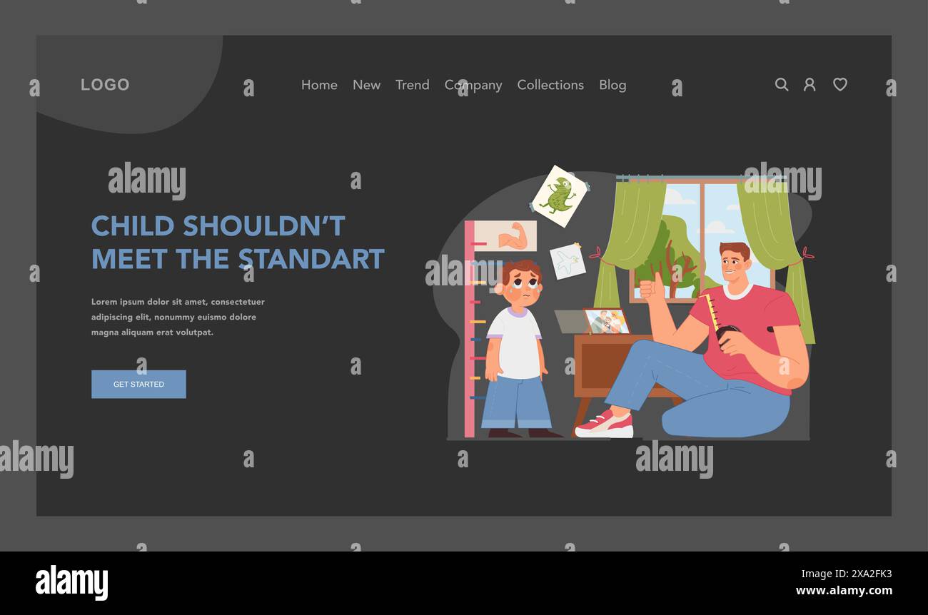 Embracing unique development concept. Scene depicting importance of not ...