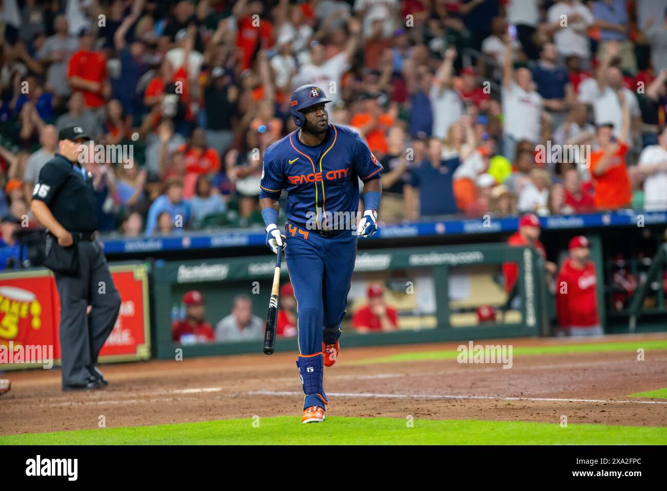Houston, Texas, USA. 3rd June, 2024. Astros designated hitter YORDAN ...