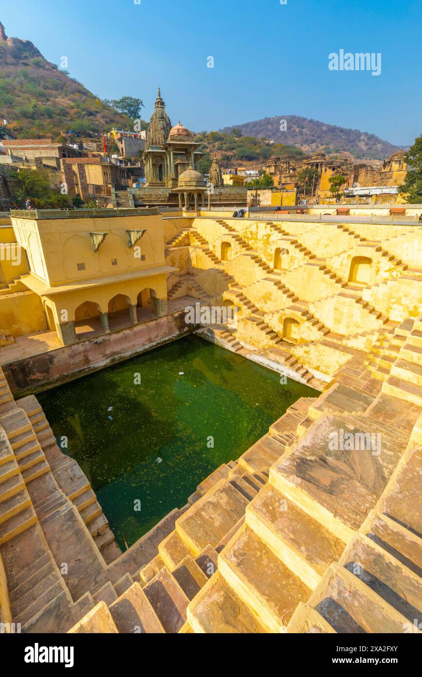 Panna Meena Ka Kund, Amer, Rajasthan, India, South Asia Stock Photo - Alamy