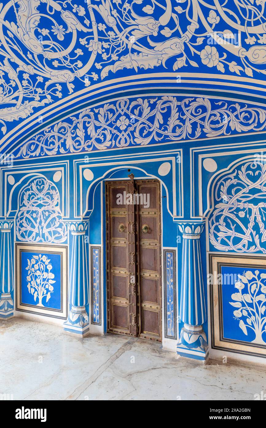City palace blue room jaipur hi-res stock photography and images - Alamy