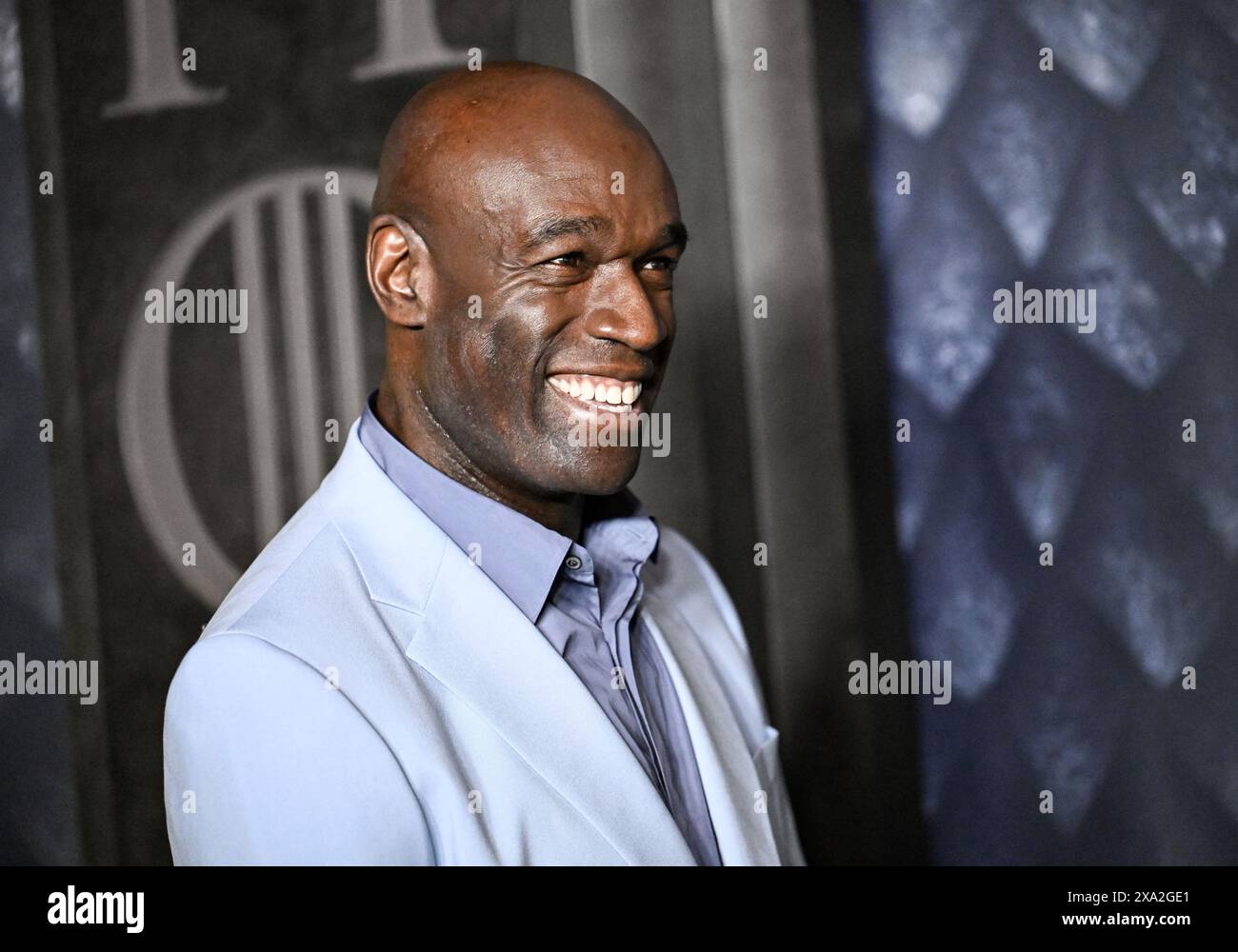 Steve Toussaint attends the premiere of HBO's "House of the Dragon ...
