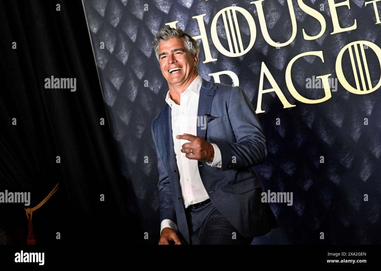 Loni Peristere attends the premiere of HBO's "House of the Dragon ...