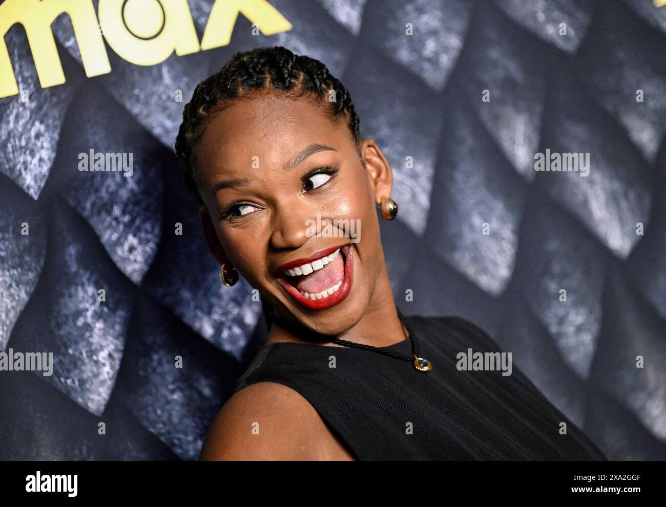 Bethany Antonia attends the premiere of HBO's "House of the Dragon ...