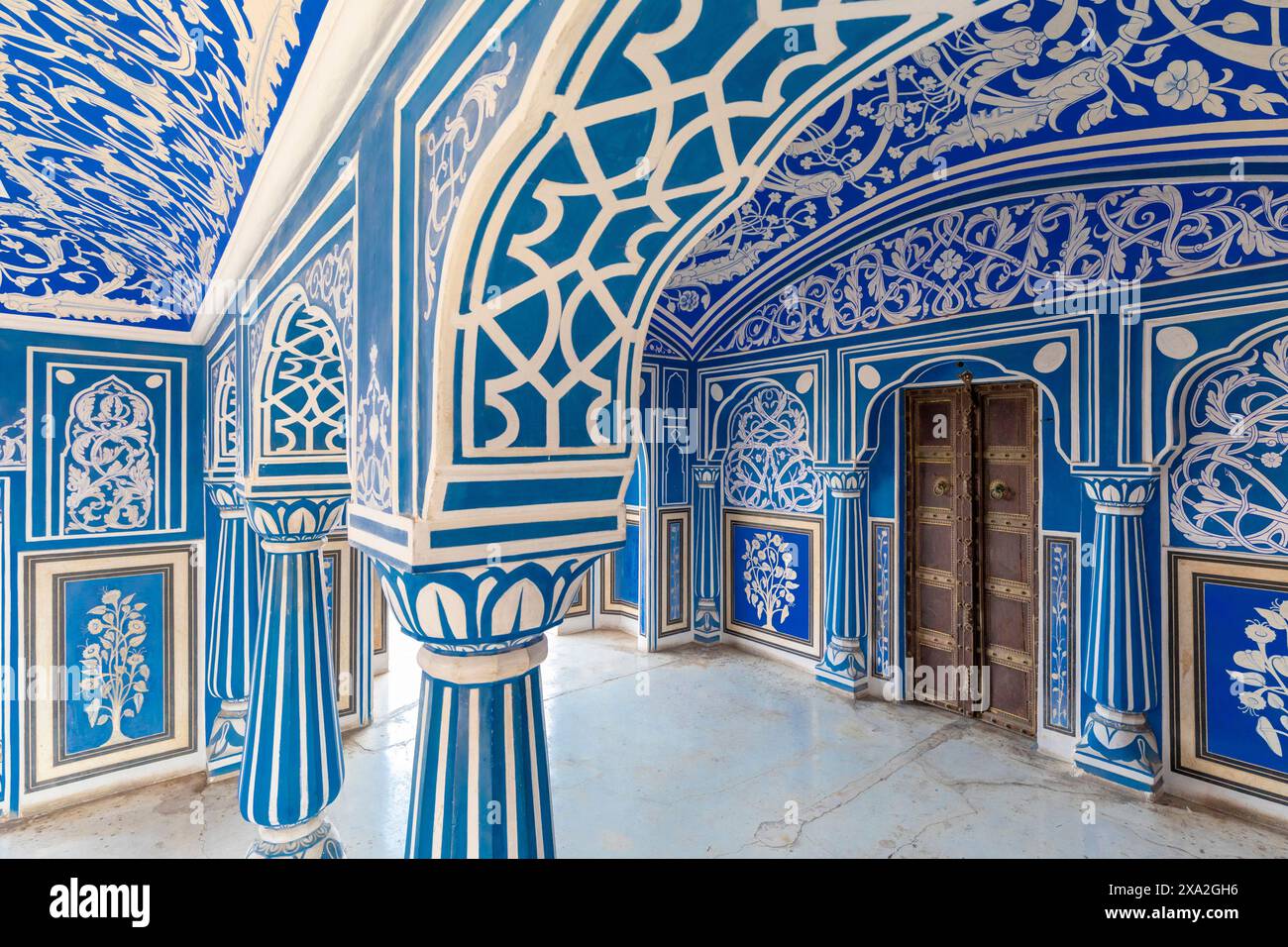 Chhavi Niwas, The Blue Room at The City Palace, City Palace, Jaipur ...