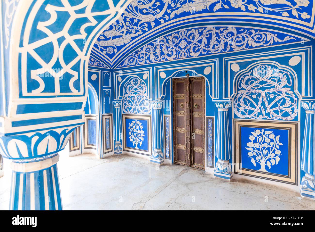 City palace blue room jaipur hi-res stock photography and images - Alamy
