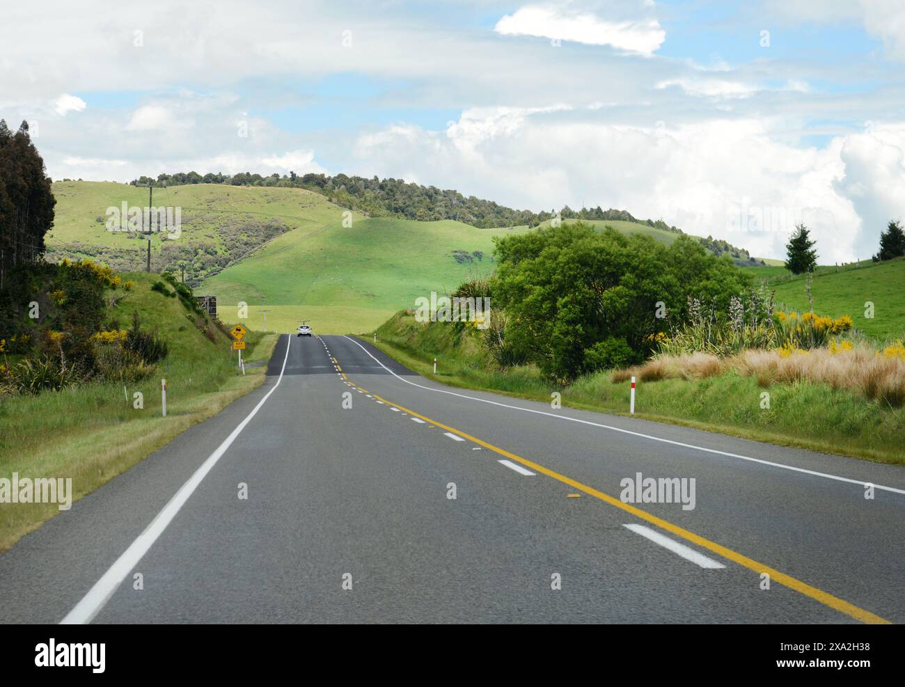 Beautiful landscapes in the central regions of the northern Island in ...