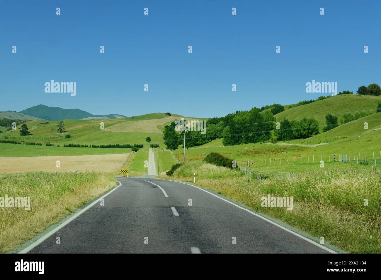 Beautiful landscapes in the Wairarapa region in the southern part of ...