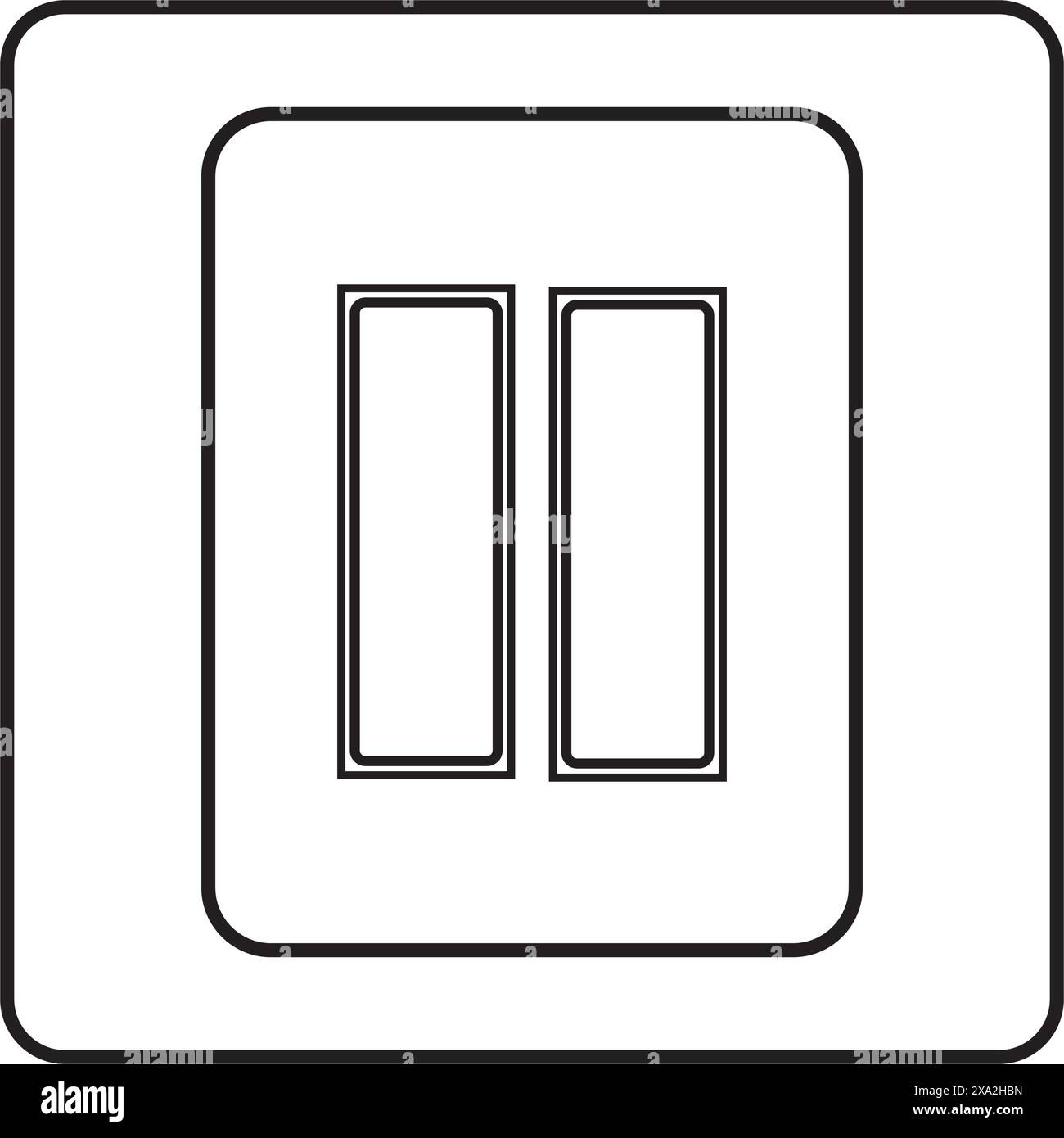 Electric switch icon vector logo design Stock Vector Image & Art - Alamy