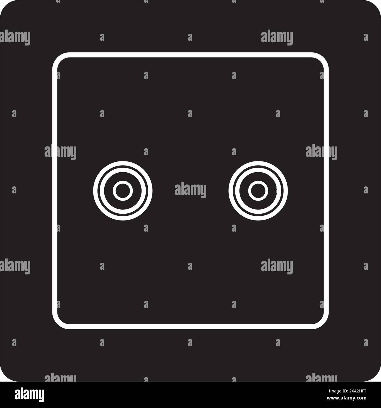 electrical socket icon vector logo design Stock Vector Image & Art - Alamy