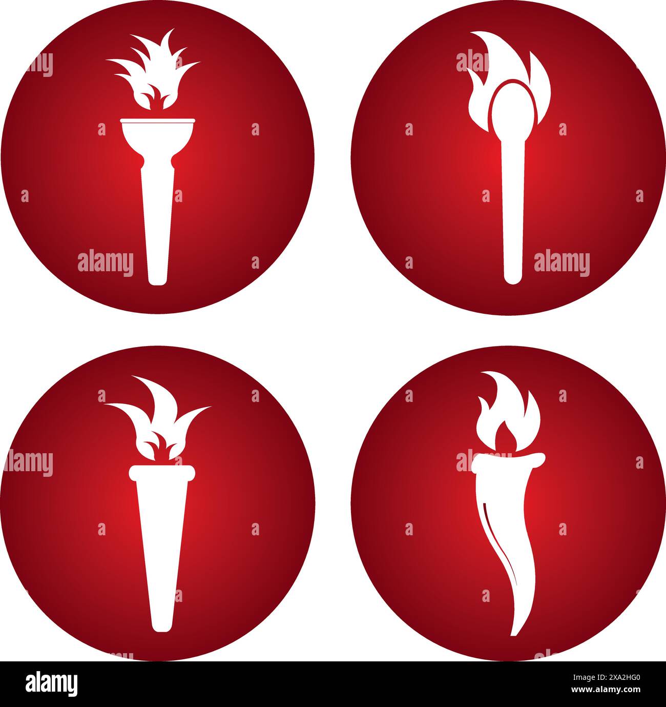 torch icon vector illustration logo design Stock Vector Image & Art - Alamy