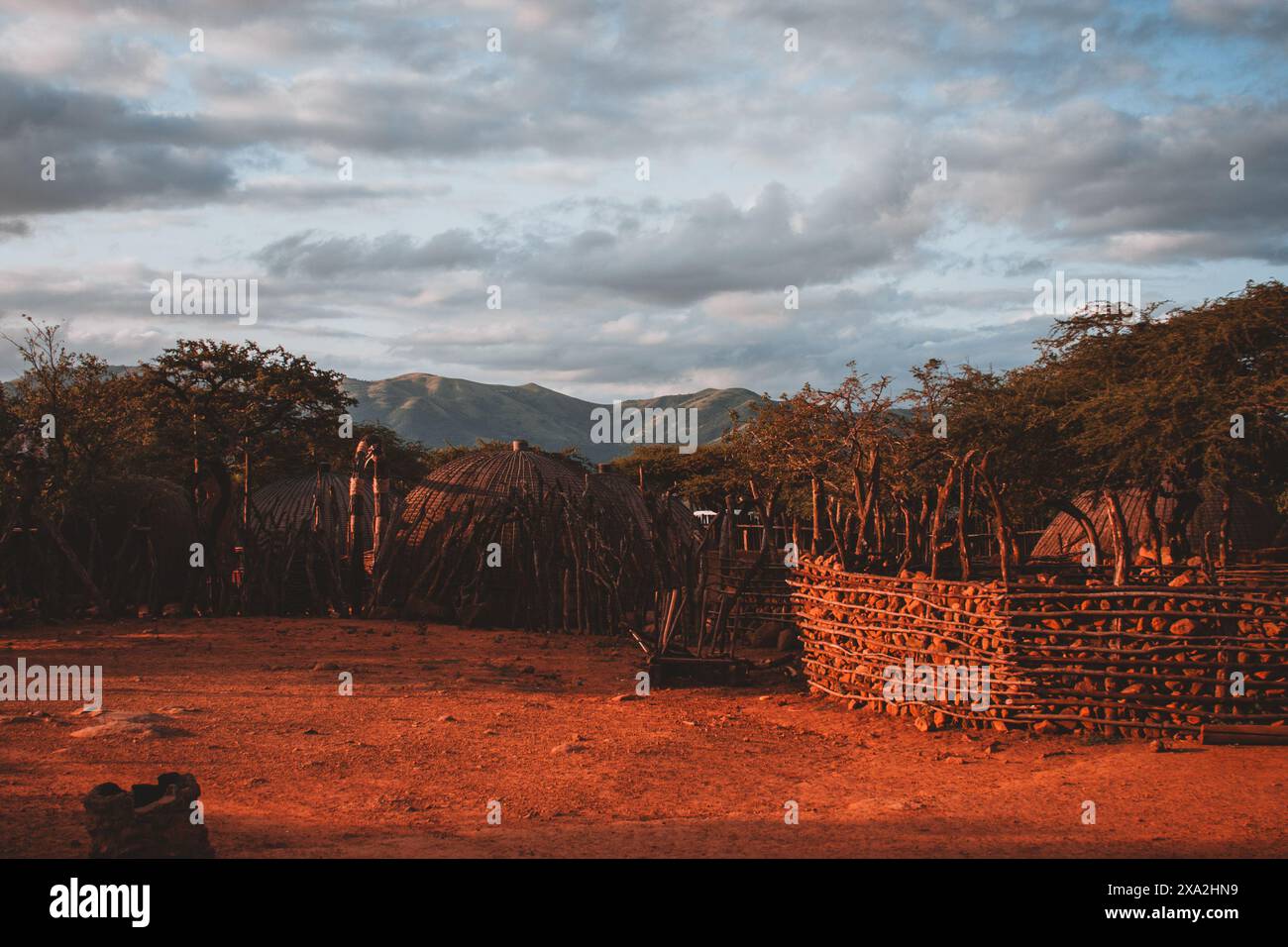 This captivating photograph captures the serene beauty of a South ...