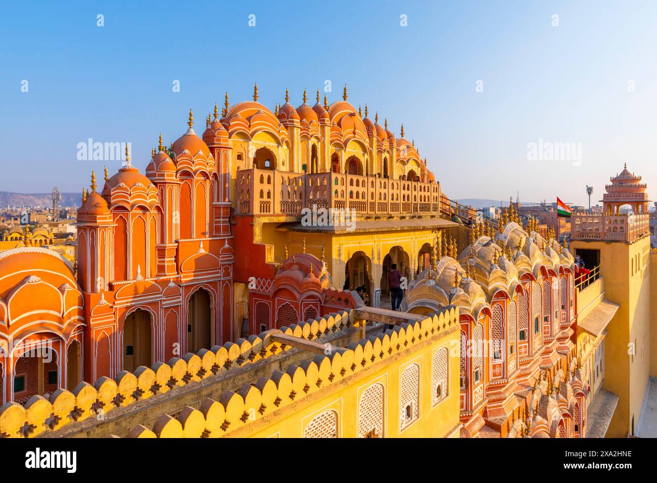The Facade of the Hawa Mahal, the Palace of Winds, Jaipur, Rajasthan ...