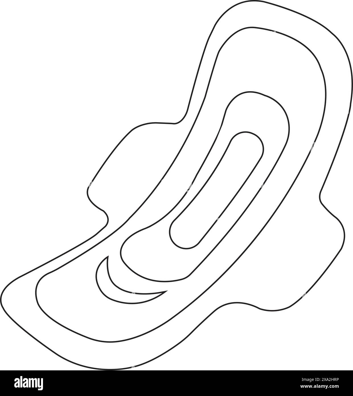 Menstrual period illustration feminine Black and White Stock Photos ...