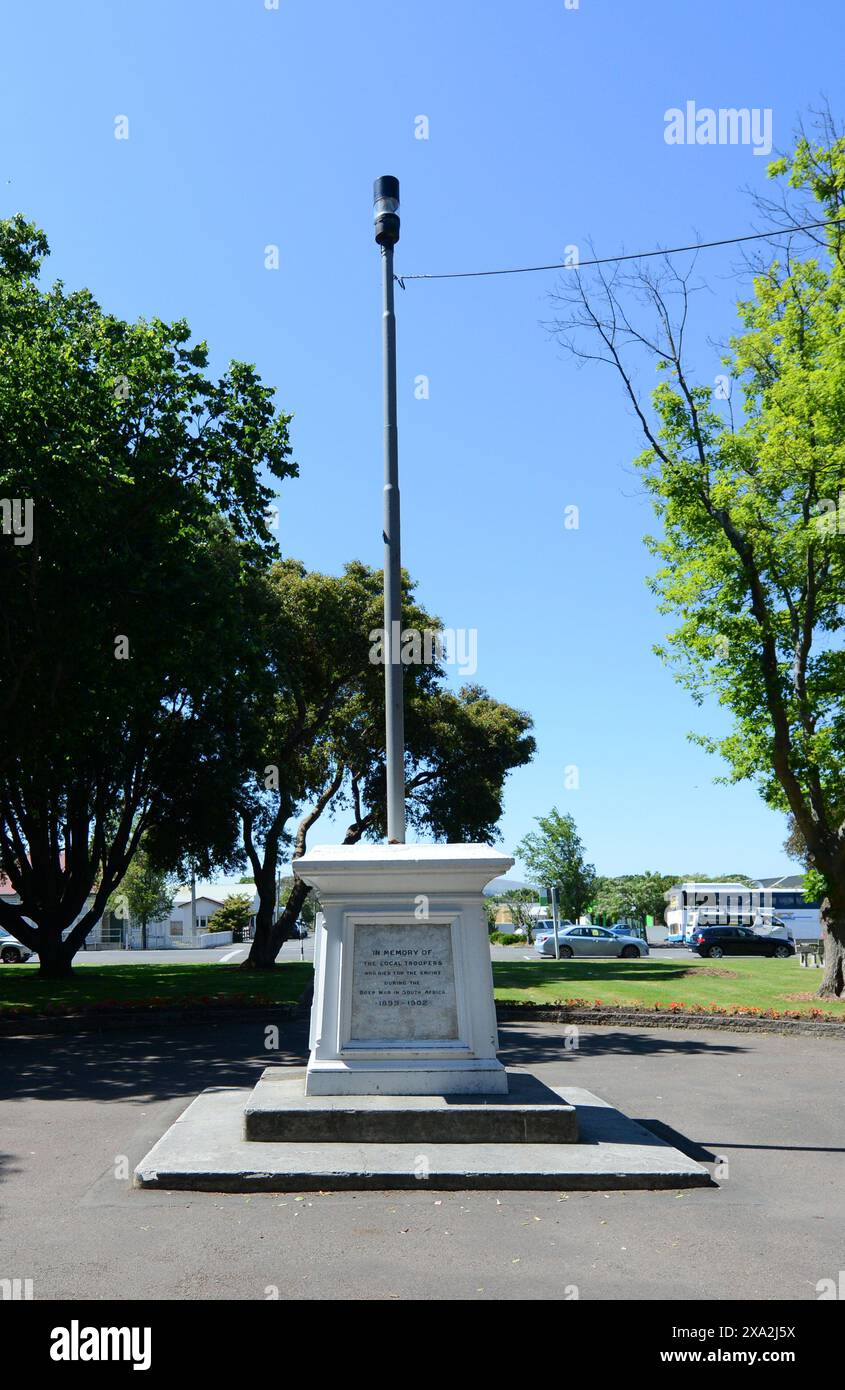 The Martinborough Memorial Square in Martinborough, New Zealand Stock ...