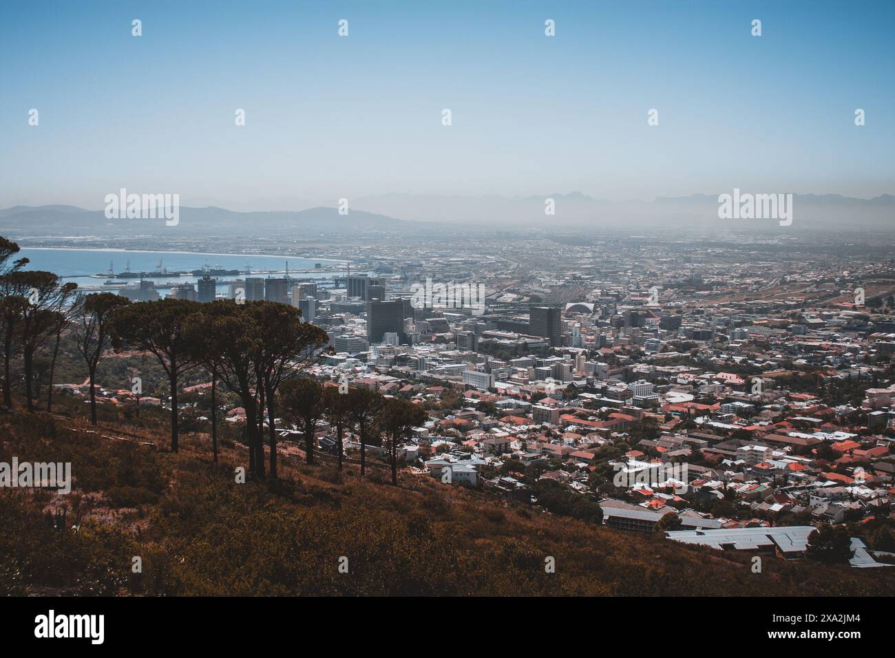 Breathtaking panoramic view of Cape Town, South Africa, from Signal ...