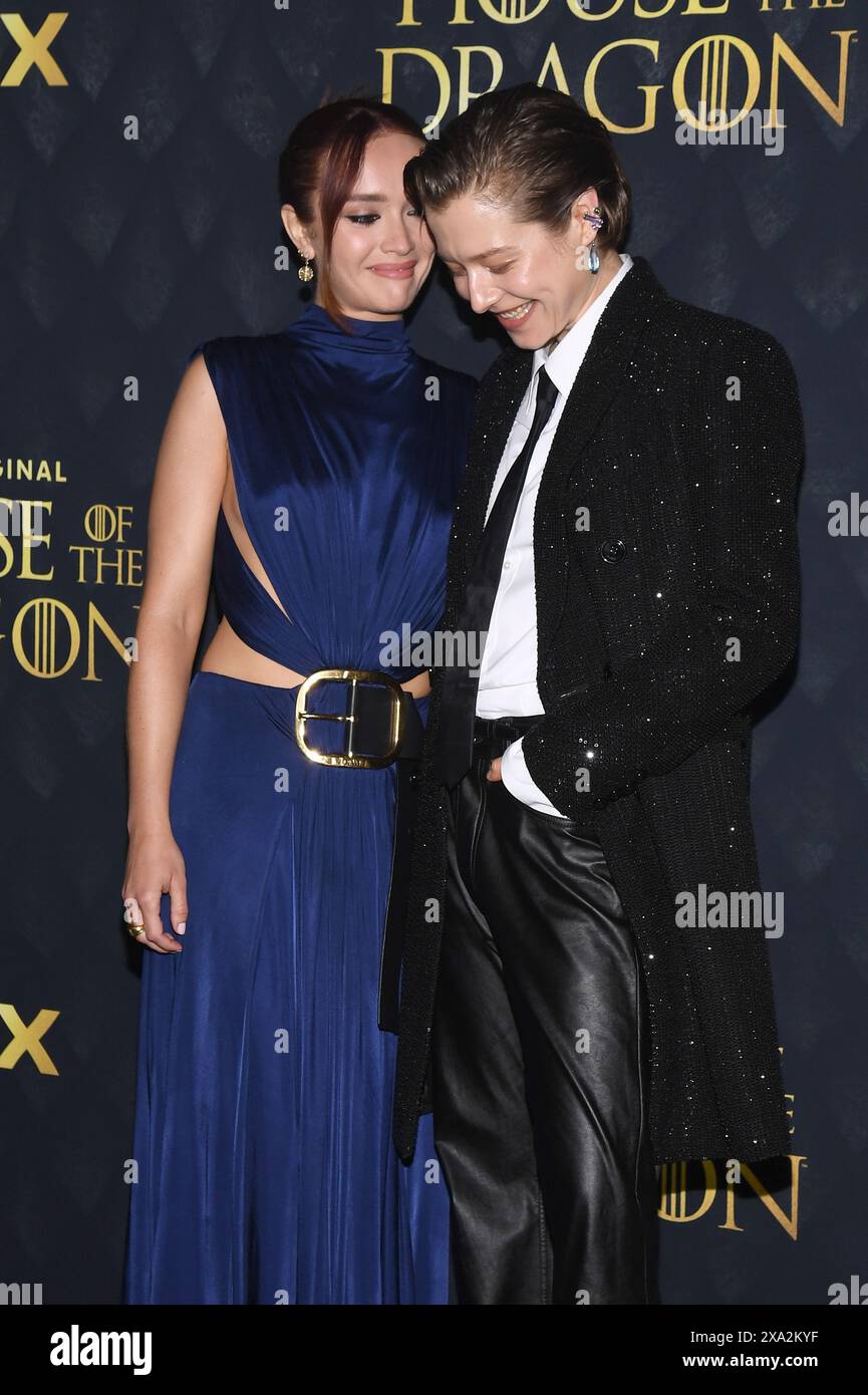 New York, USA. 03rd June, 2024. (L-R) Olivia Cooke and Emma D'Arcy ...