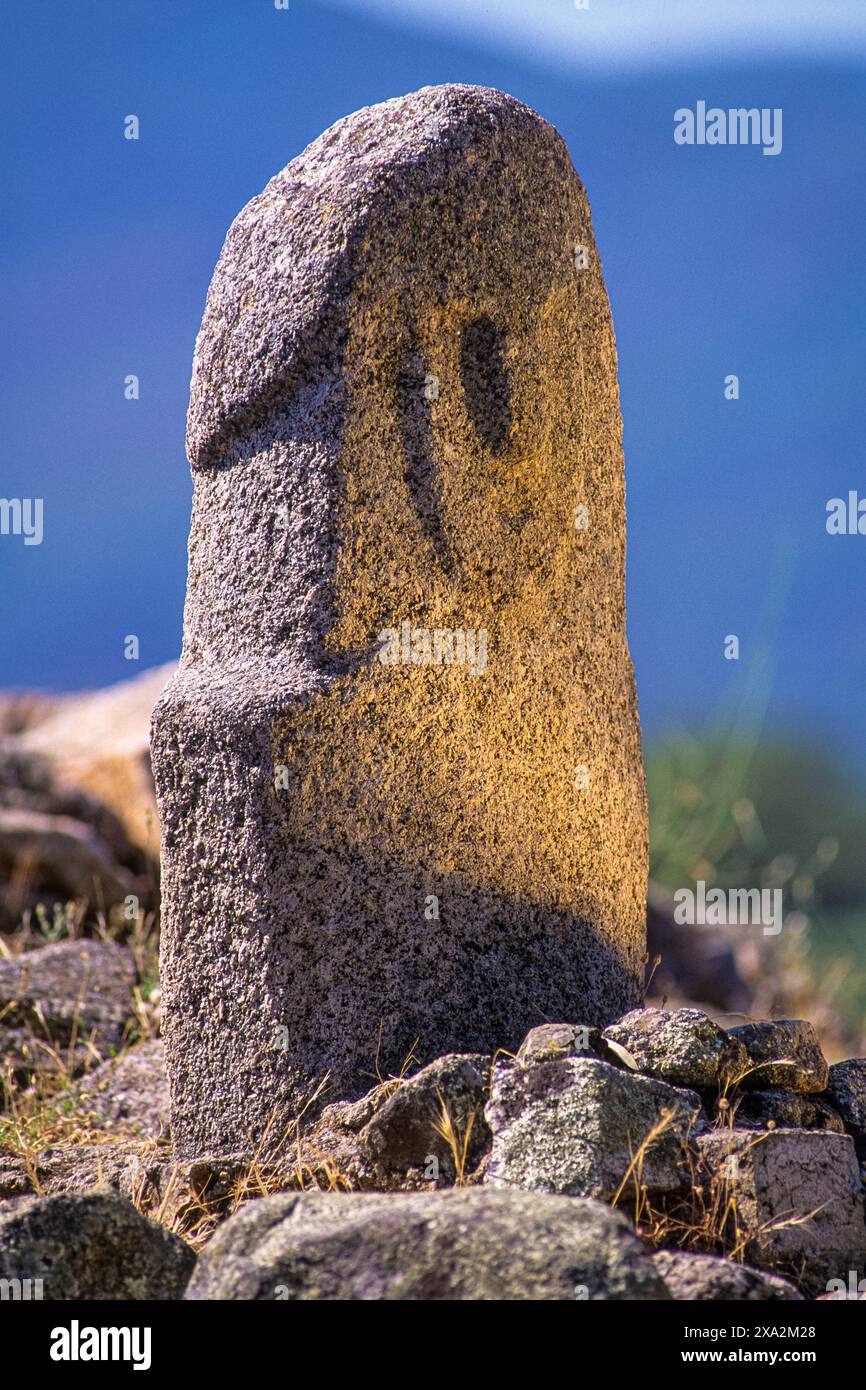 FRANCE. CORSE DU SUD (2A) TARAVO VALLEY, PREHISTORIC SITE OF FILITOSA ...