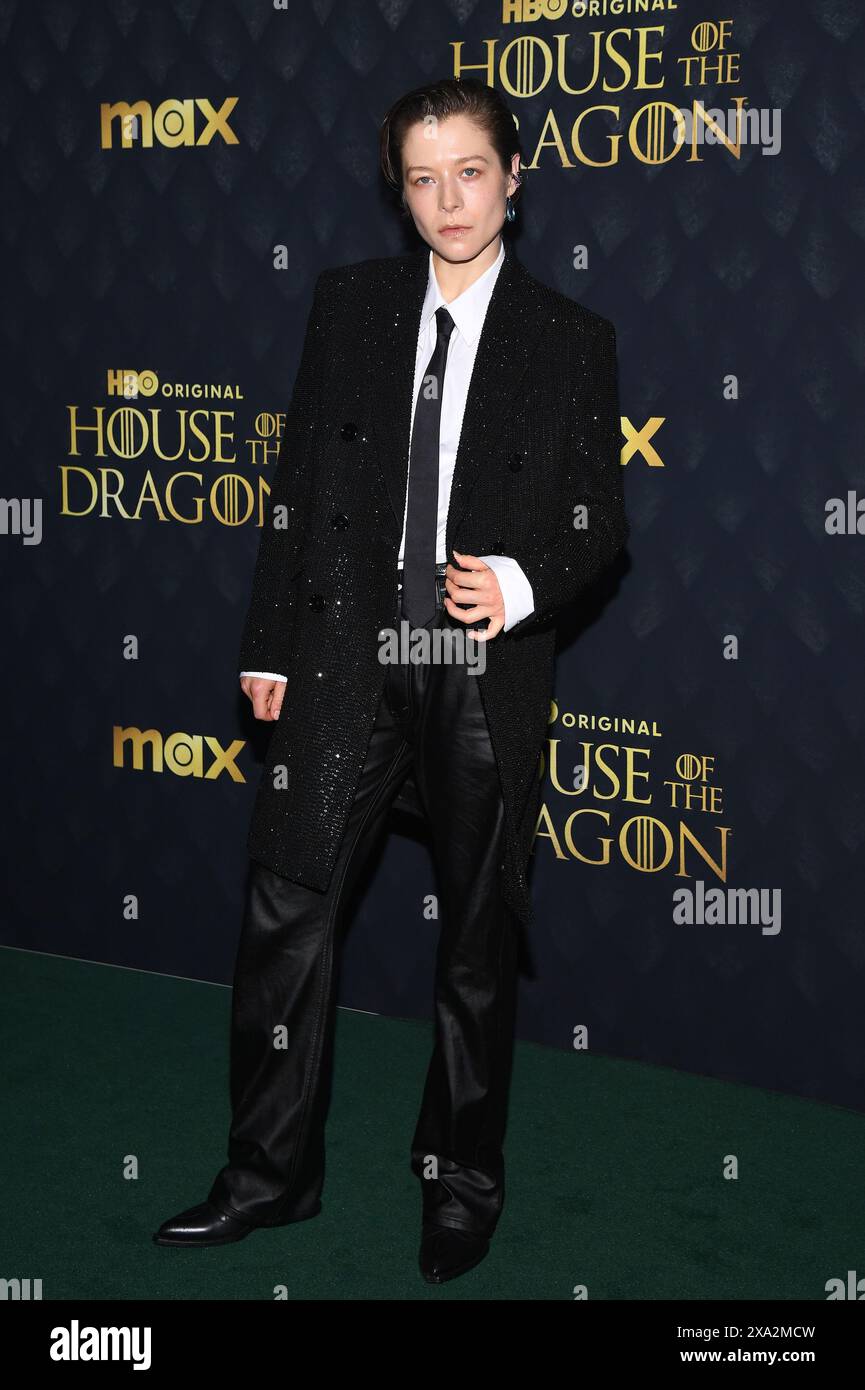 New York, USA. 03rd June, 2024. Emma D'Arcy attends HBO's 'House Of The ...