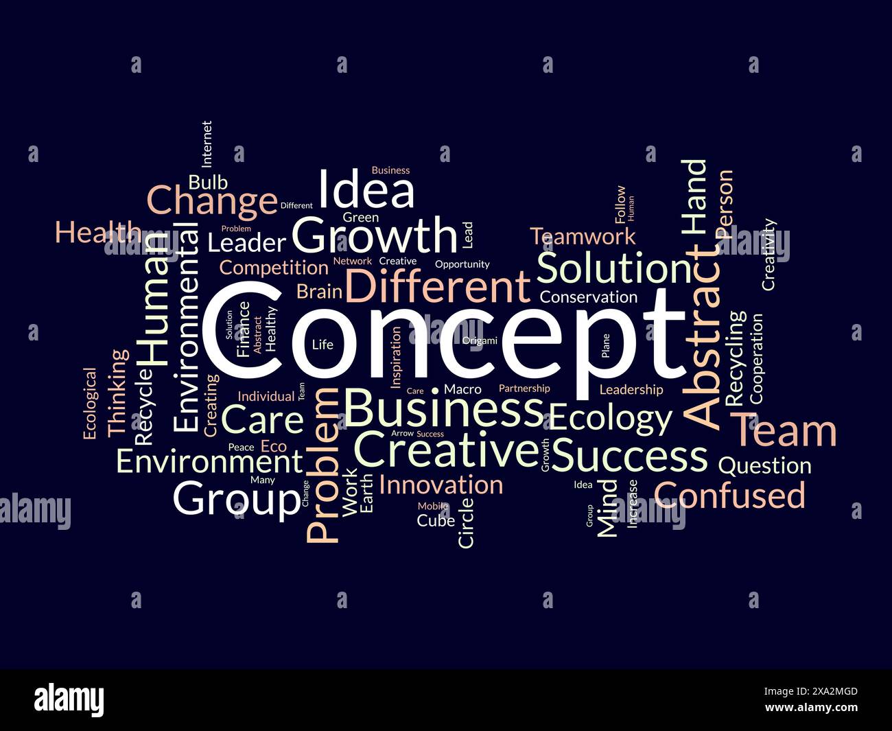 Concept Word Cloud Template Business Concept Vector Tagcloud
