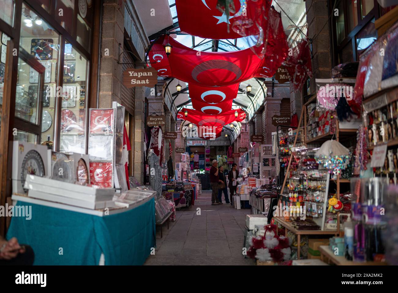 Historical Bedesten bazaar in Afyonkarahisar. Afyonkarahisar, a city in Turkey, attracts ...