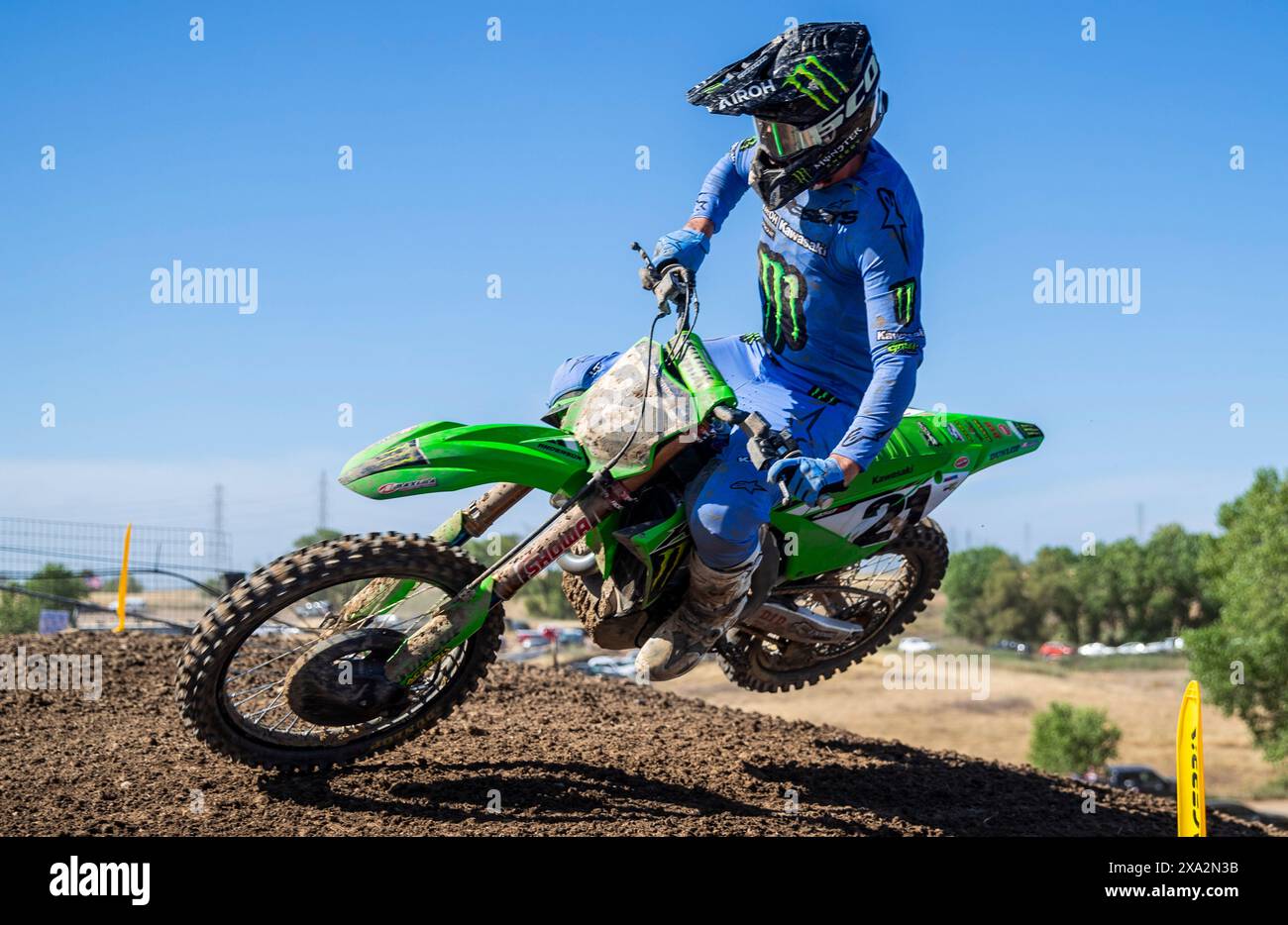 June 01 2024 Sacramento, CA USA Jason Anderson Monster Energy Kawasaki ...