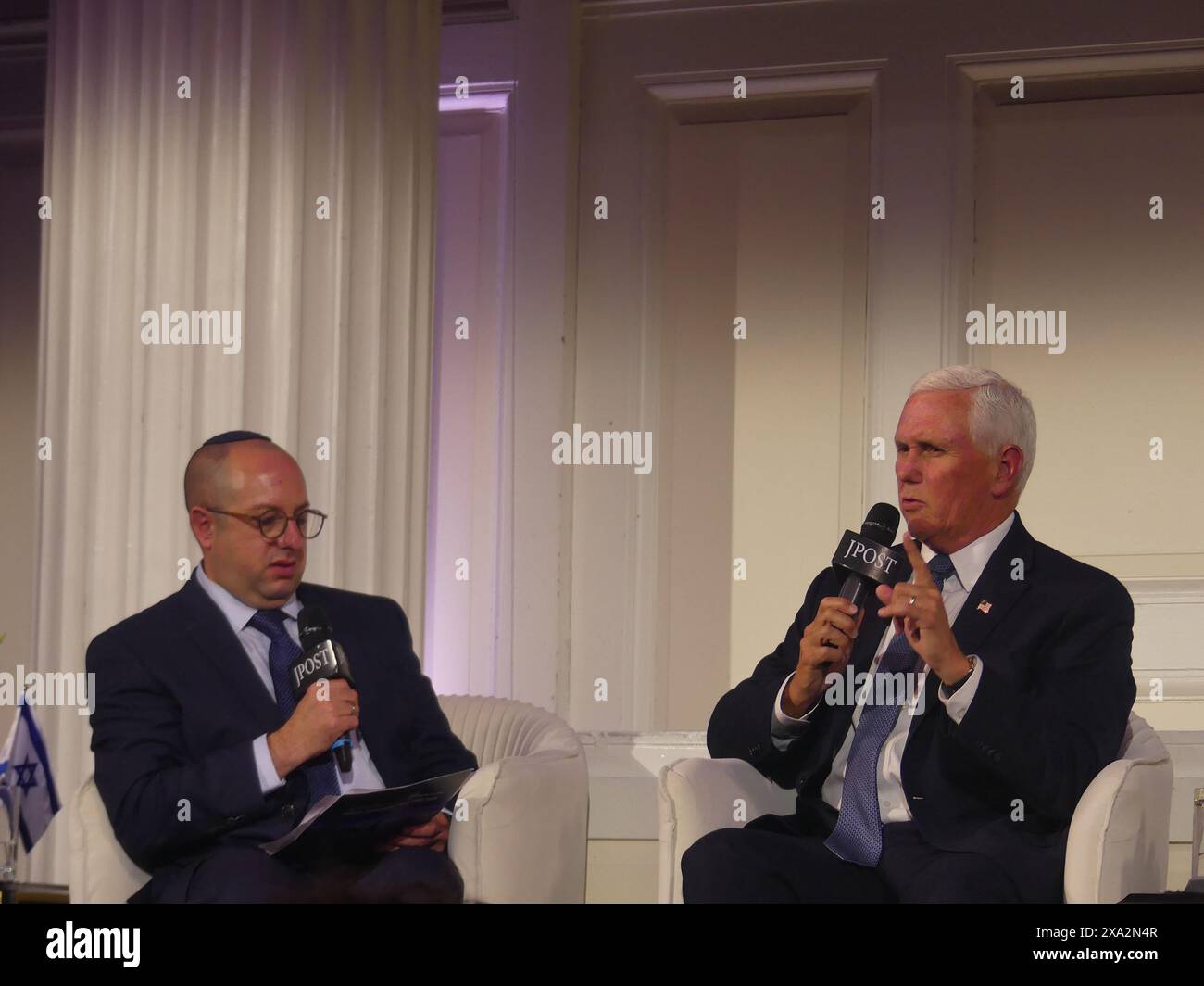 583 Park Ave, New York, NY 10065. June 3, 2024. Former US Vice ...