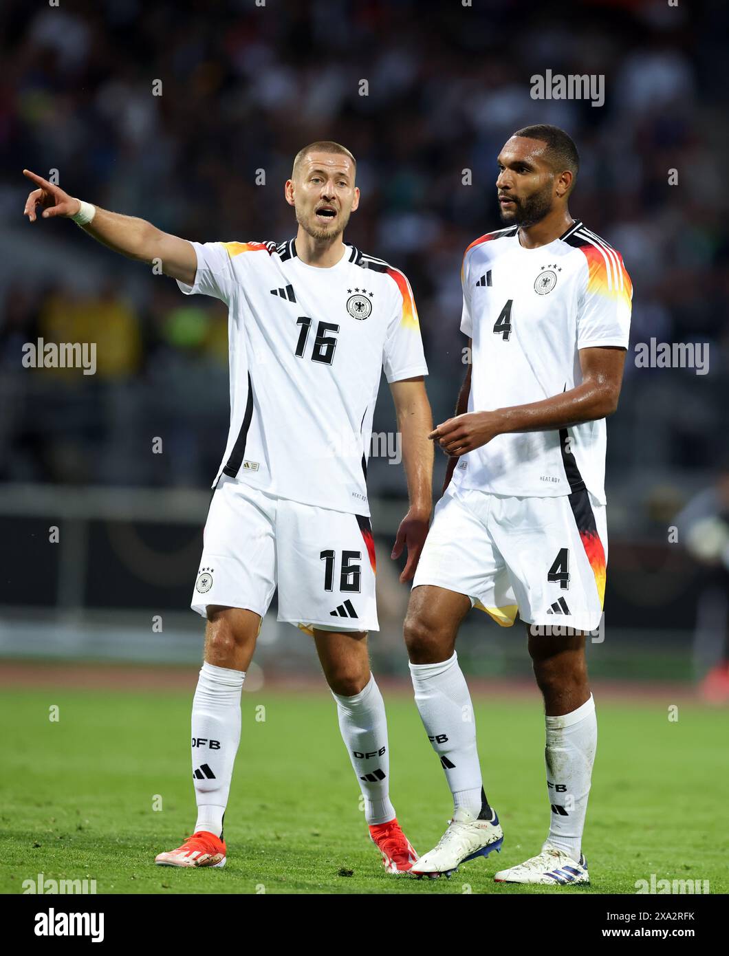 NUREMBERG, GERMANY - JUNE 03: Waldemar Anton of Germany with Jonathan ...