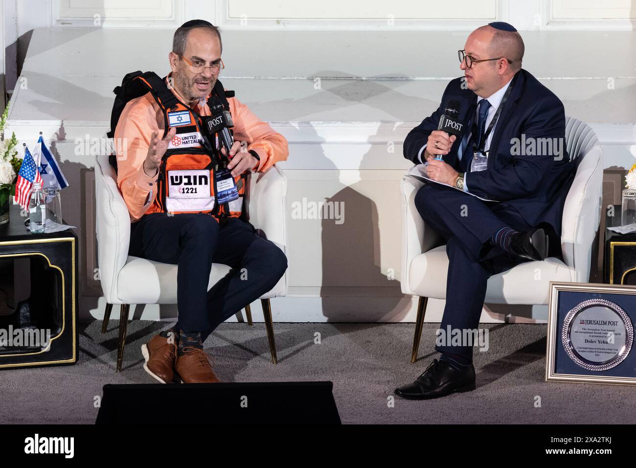 Founder & President, United Hatzalah Eli Beer speaks during interview ...