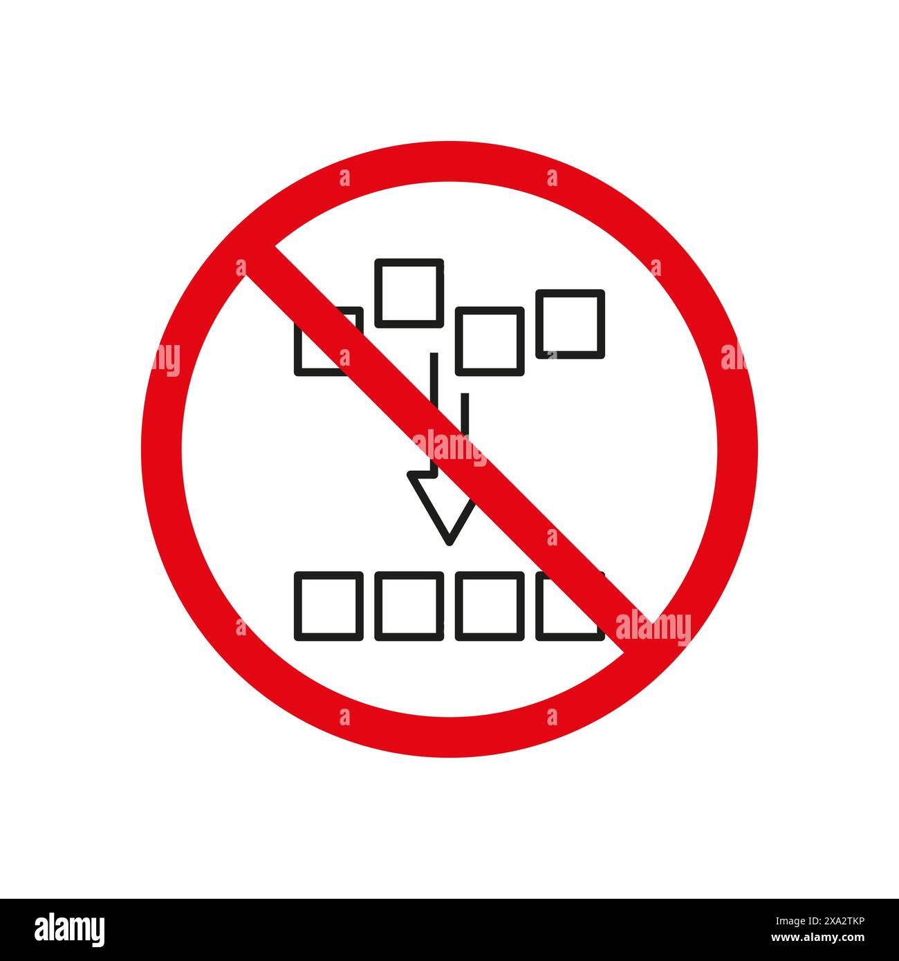 Not permitted Cut Out Stock Images & Pictures - Alamy