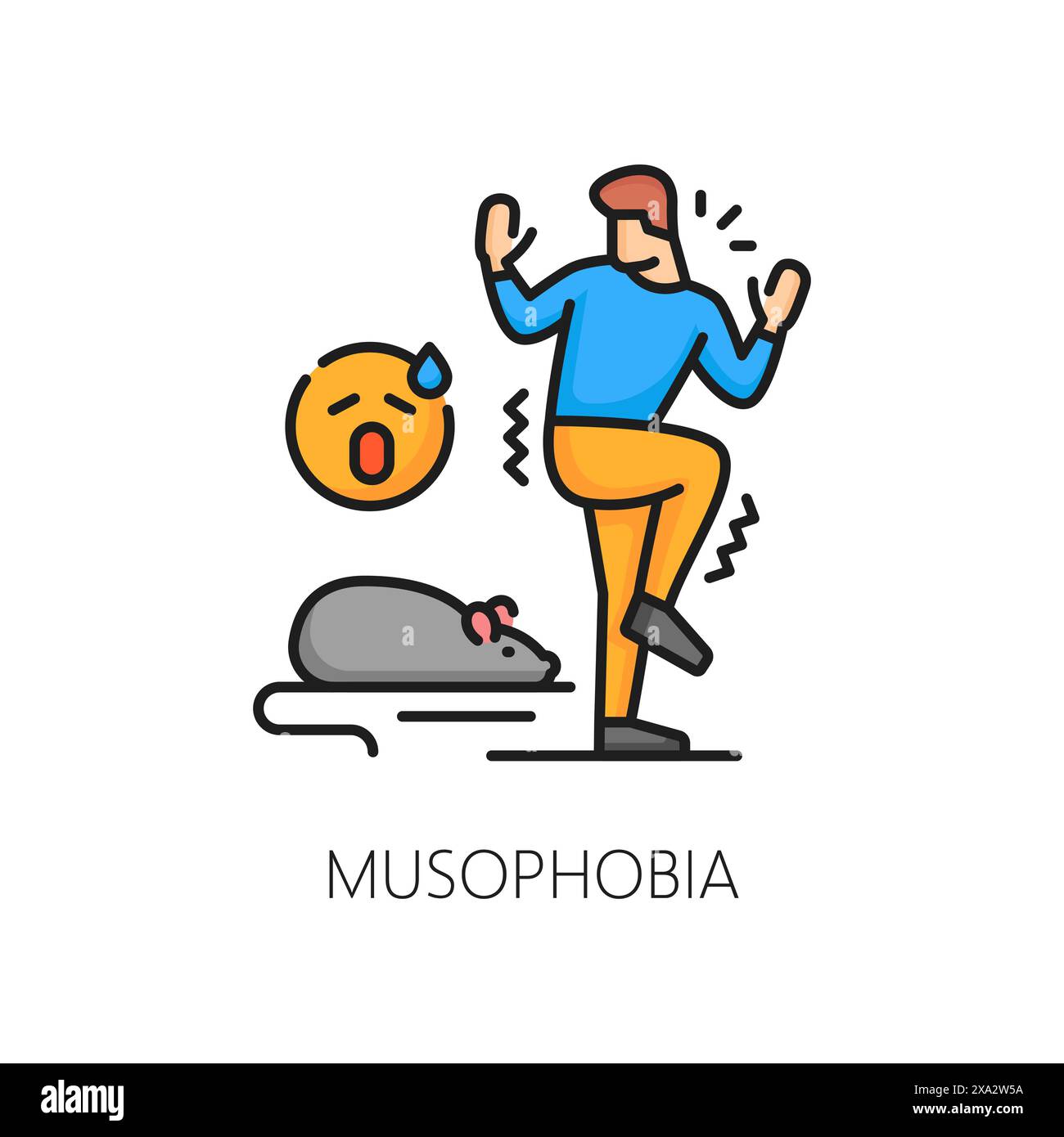 Mice fear Stock Vector Images - Alamy