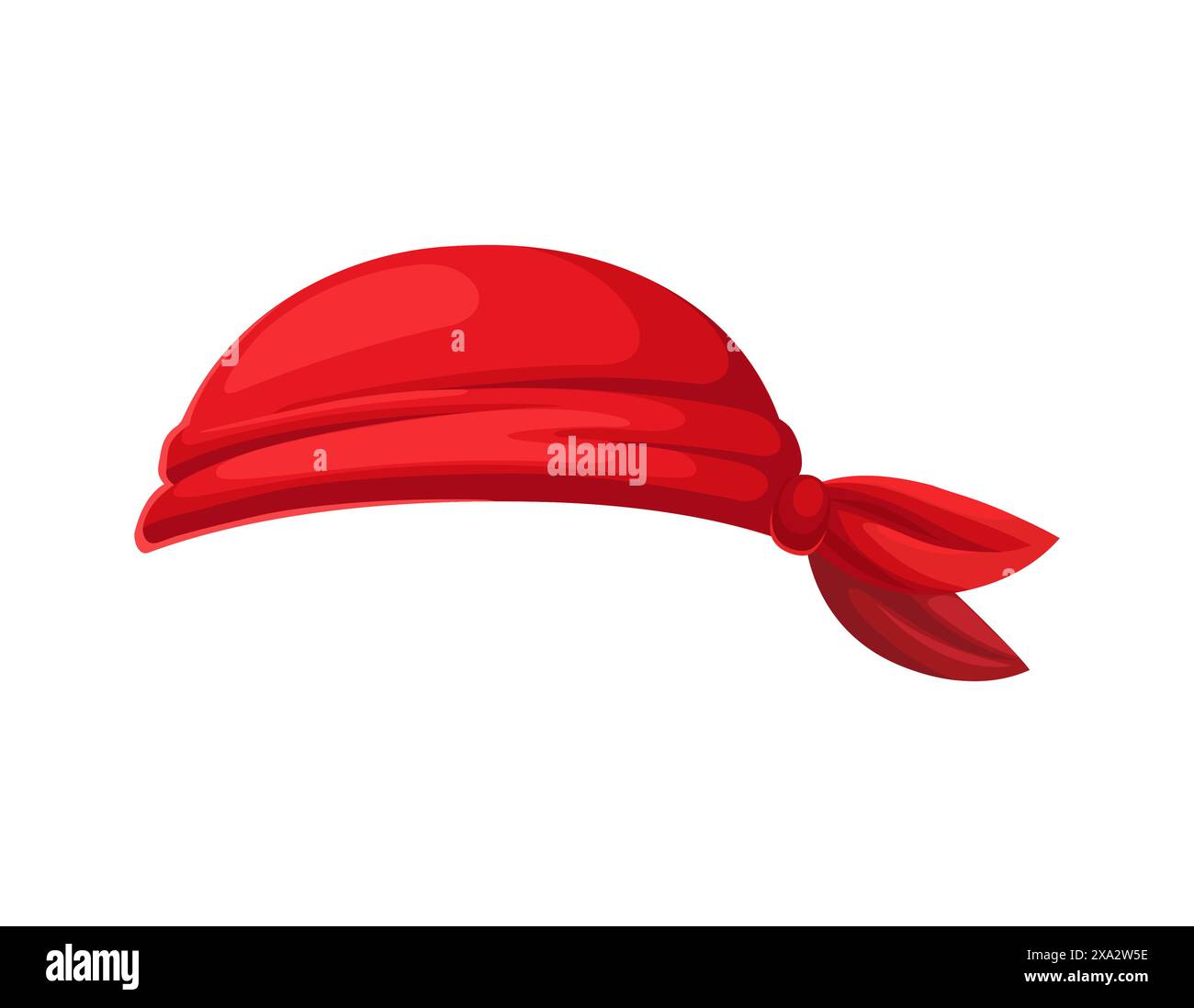 Pirate and corsair sailor bandana, cartoon carnival costume hat for ...