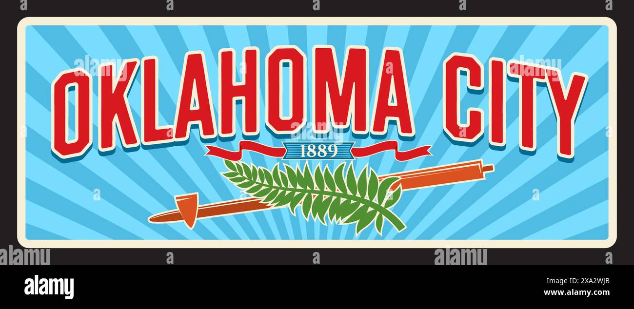 Oklahoma city welcome sign hi-res stock photography and images - Alamy