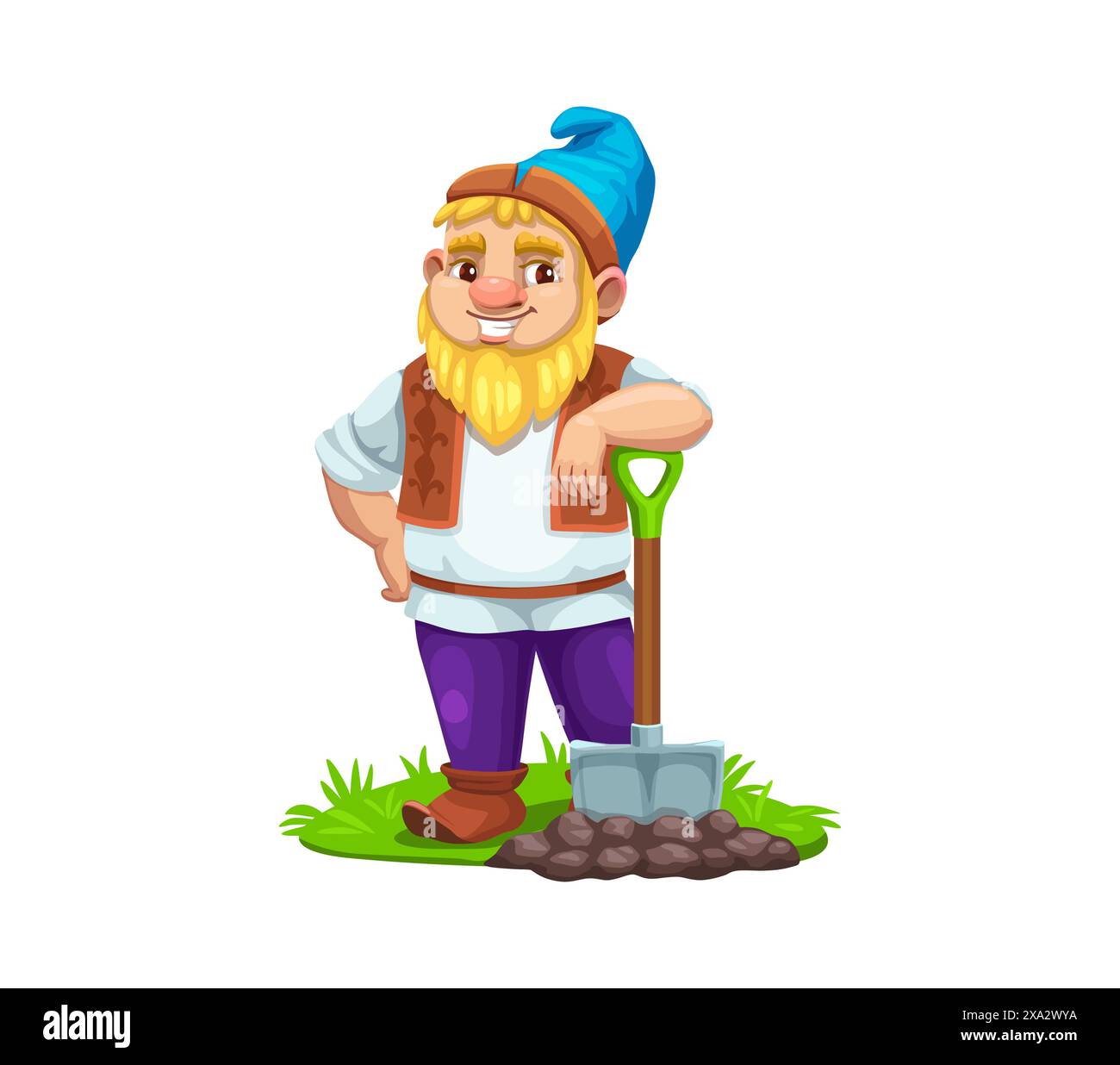 Joyful gardening Stock Vector Images - Alamy