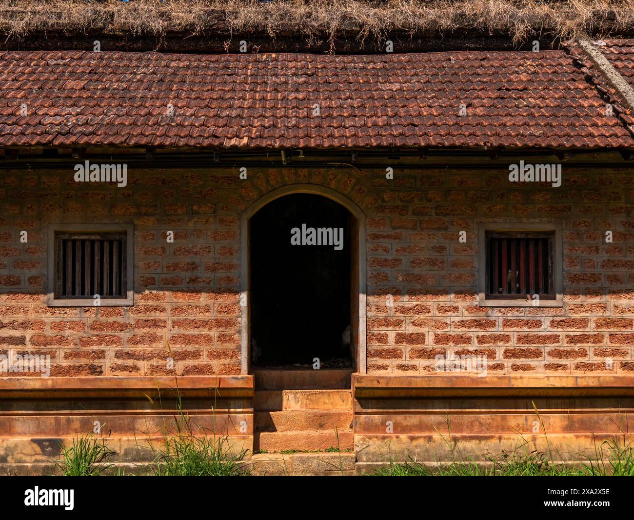 Architecture of old heritage Indian house with Roof top. Indian ...
