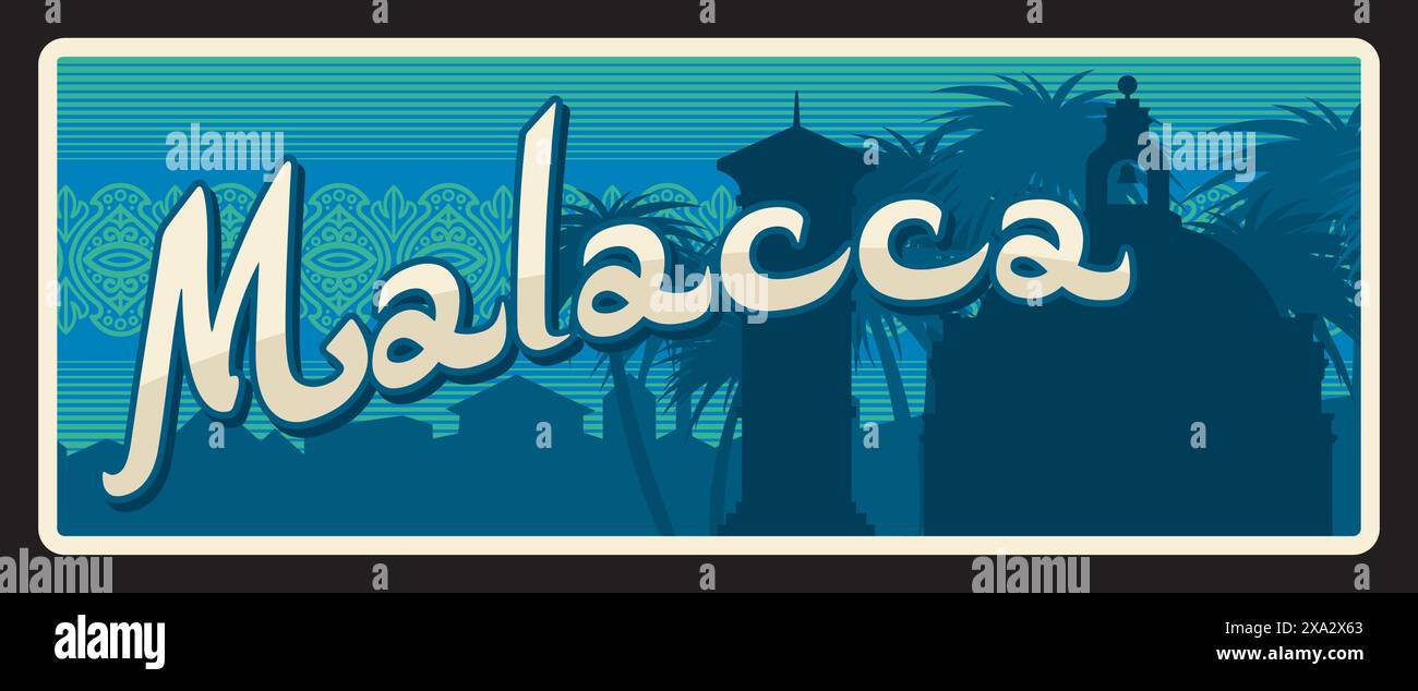 Malacca attraction Stock Vector Images - Alamy