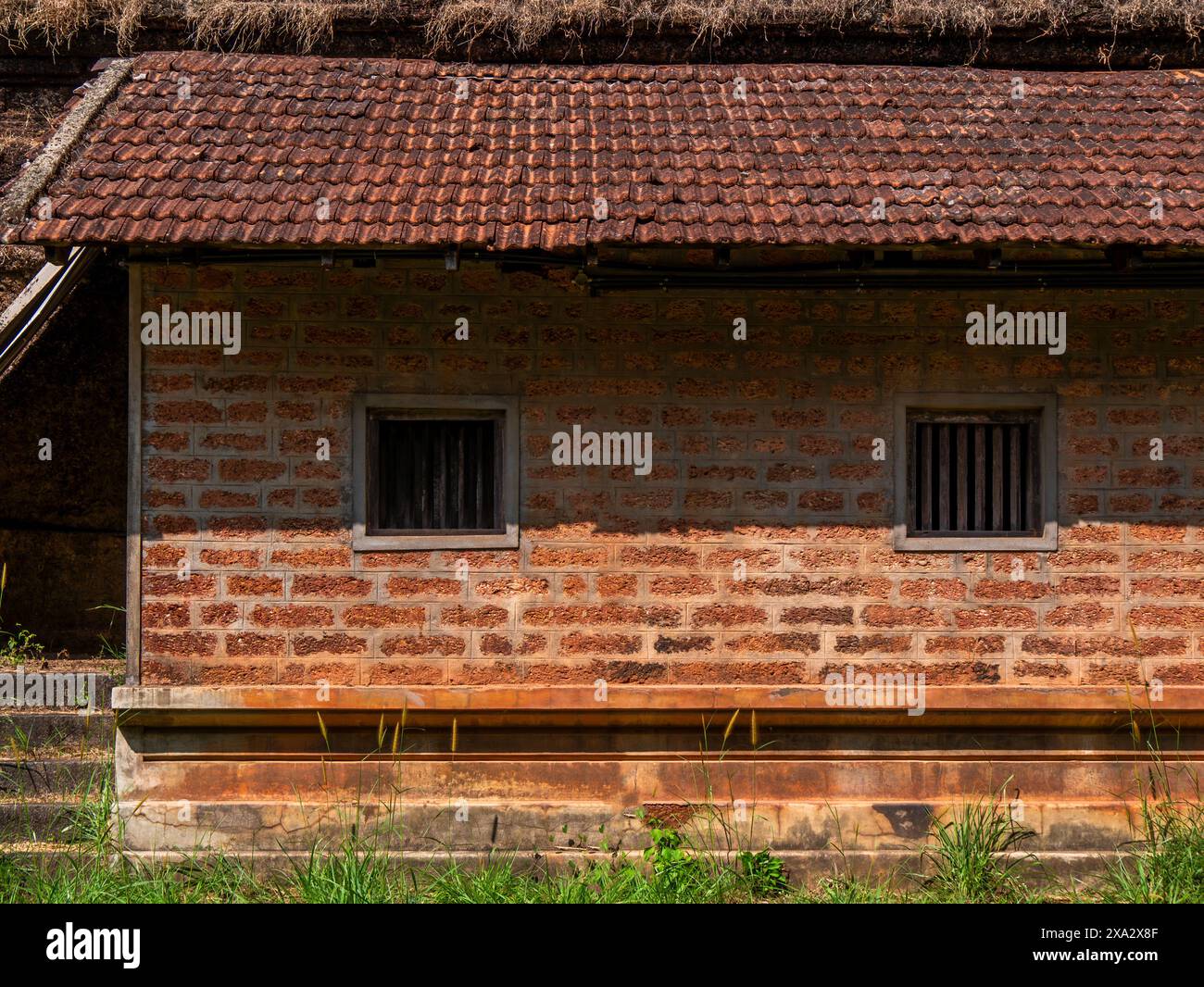 Architecture of old heritage Indian house with Roof top. Indian ...
