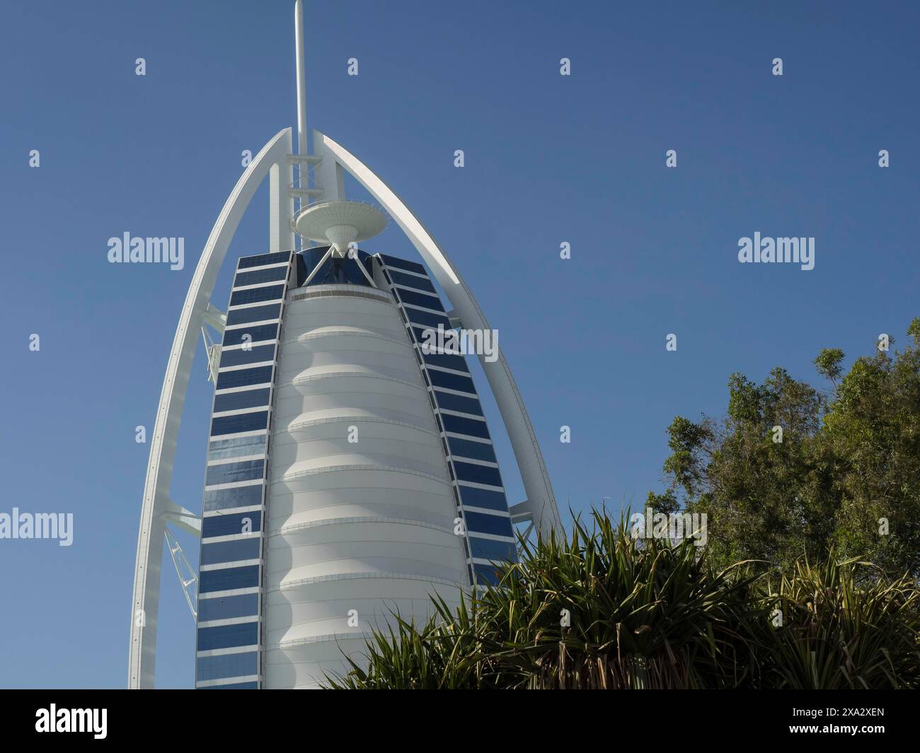 The Burj Al Arab Hotel in Dubai, known for its iconic design and ...
