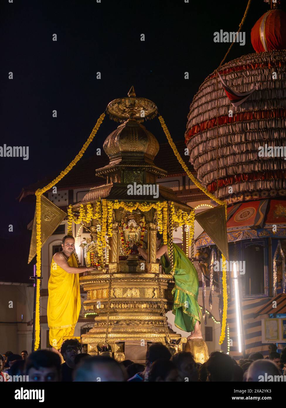 Udupi, INDIA - December 26, 2024 : Krishna temple rath yatra where ...