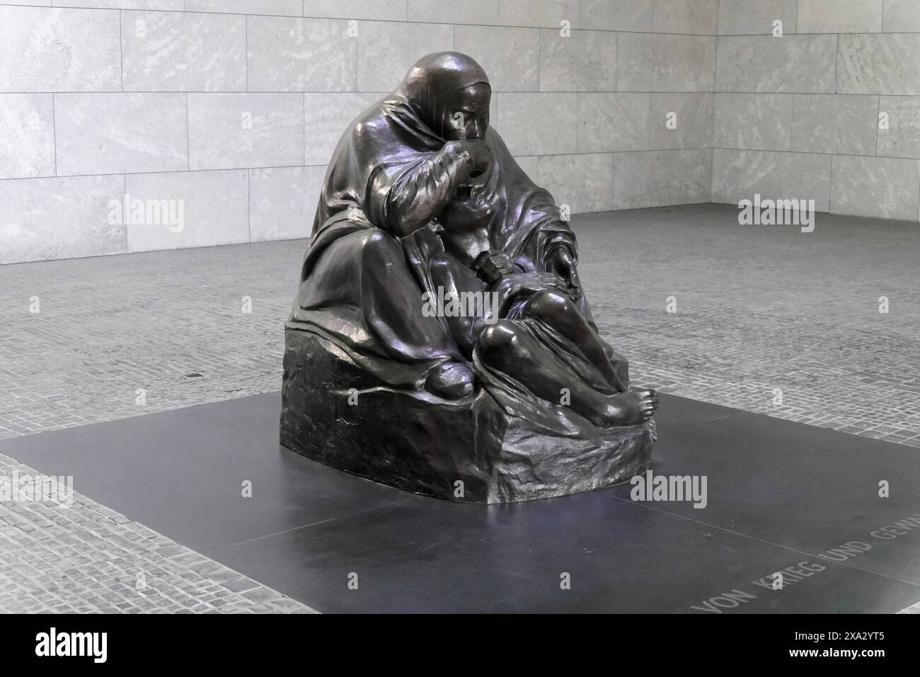 Pieta by Kaethe Kollwitz in the Schinkelbau Neue Wache unter den Linden ...