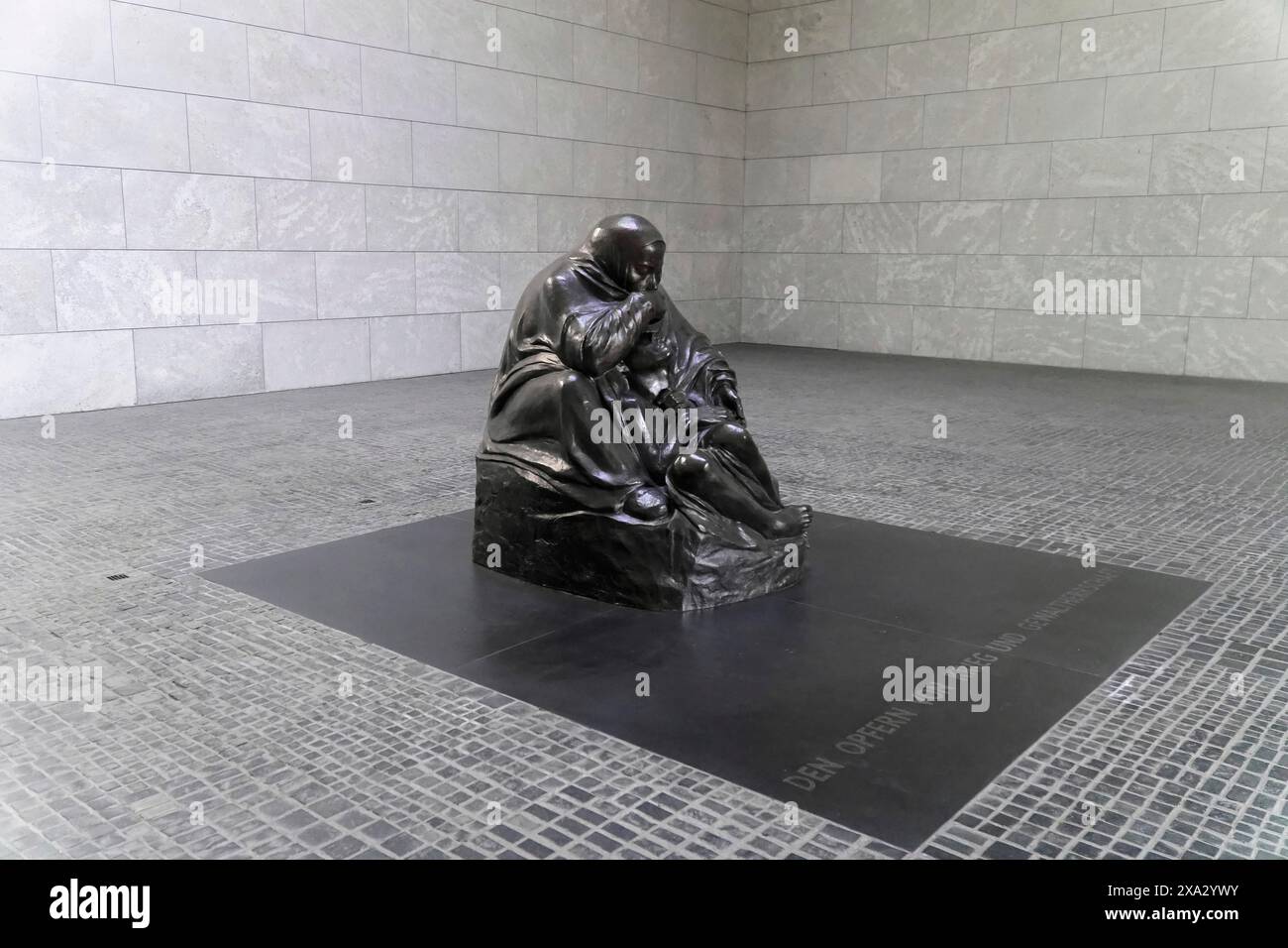 Pieta by Kaethe Kollwitz in the Schinkelbau Neue Wache unter den Linden ...