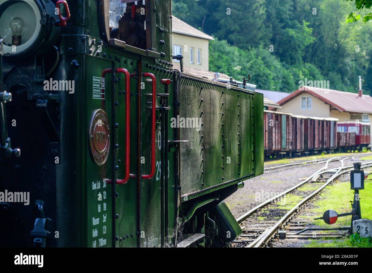 steyr, austria, 02 june 2024, wagon of the museum train steyrtalbahn ...