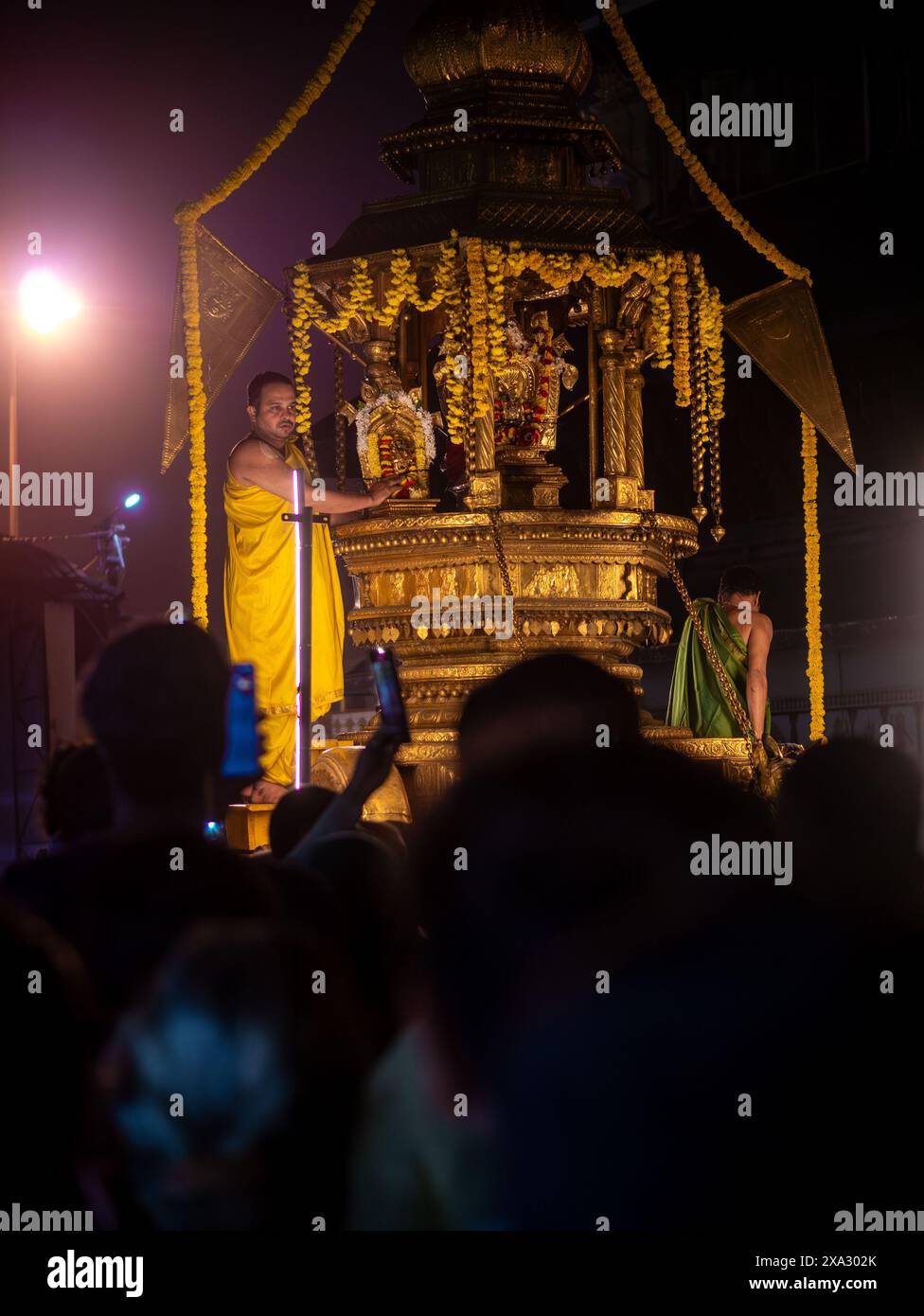 Udupi, INDIA - December 26, 2024 : Krishna temple rath yatra where ...