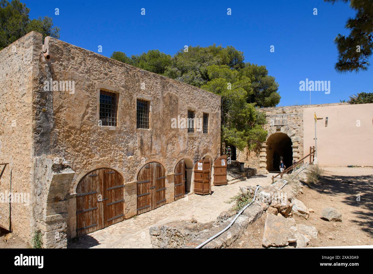 Left building of former armoury right in background inner Tor tor ...