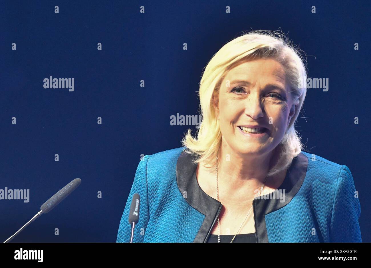 Paris, France. 02nd June, 2024. RN meeting for European elections ...